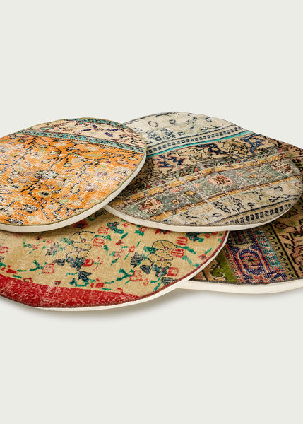 Vintage Turkish Large Rug Cushion | Ellie Mae Studios